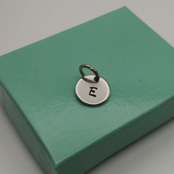 Estate | Jewelry | Silverinitial E Charm Pendant | Poshmark